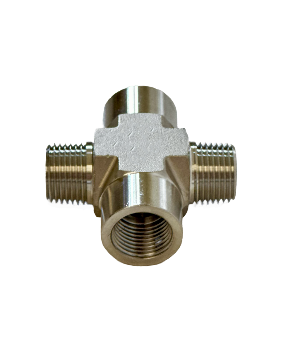 NPT Stainless Steel 304 Cross Fitting 4 Way 2x MNPT 2x FNPT – Quality ...